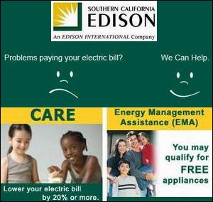 INT: SoCal Edison offers payment help