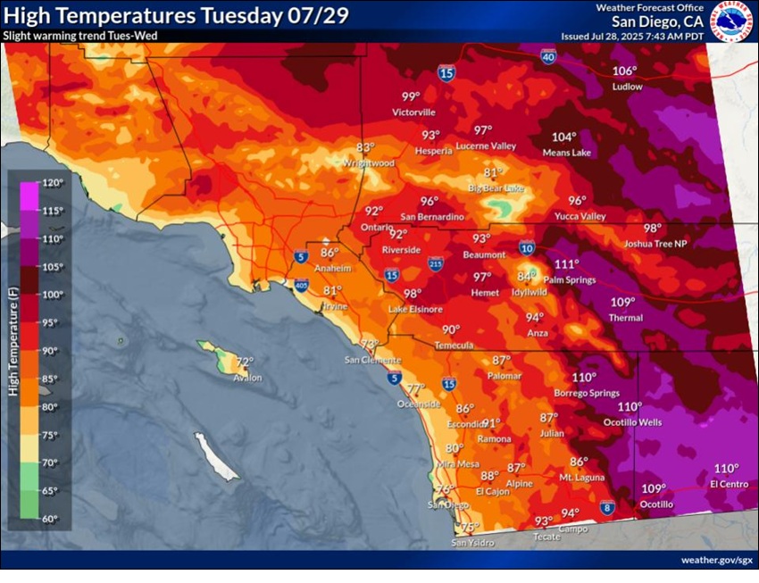 INT: Agreeable summer weather shifts to extended play